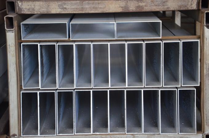 Powder Coating Pipe Aluminum Square Tubing For Antenna / Door Frames