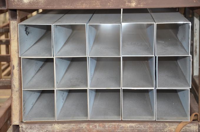 Powder Coating Pipe Aluminum Square Tubing For Antenna / Door Frames