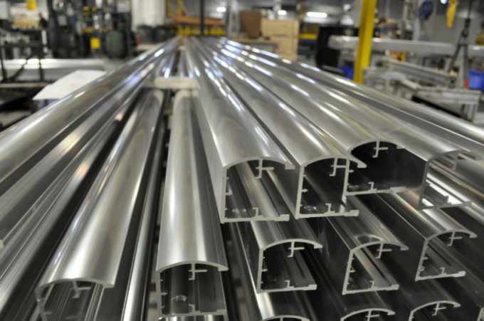 350MM Width Custom Aluminum Extrusion Profile for Motor ShellI