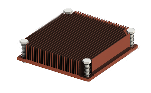 AA6063 Aluminum Extrusion Heatsink Profiles Anodising With High Dense ...
