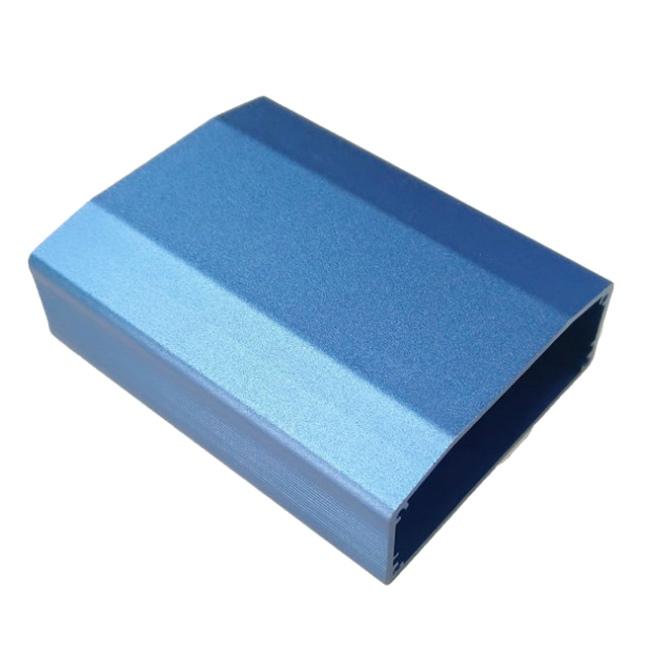 Blue Extrusion Aluminium Enclosures / Electronic Enclosure For Project
