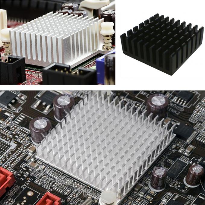Custom made Cpu Aluminium Heat Sink Profiles For Computer And Laptop Use