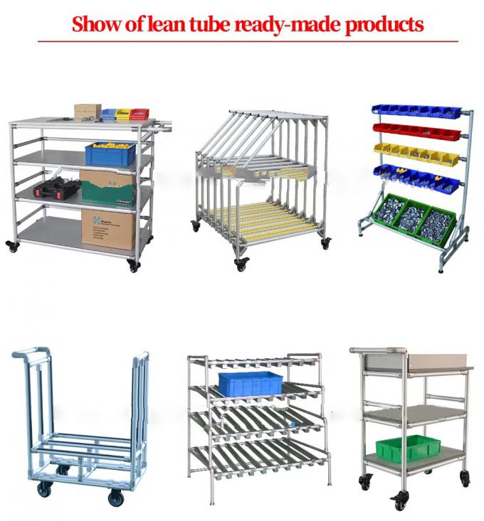 Industrial Assembly Aluminum Alloy Lean Tube 28mm Strengthen Frame Pipe ...