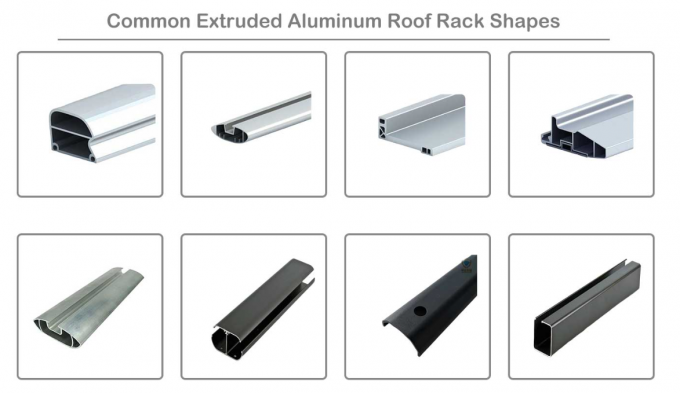 Aluminum Roof Racks Roof Track Load Bar System Aluminum Roof Rail