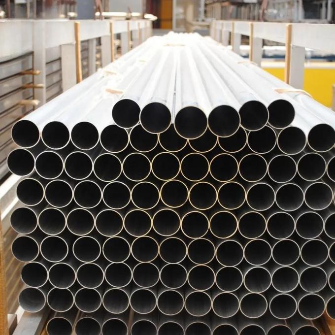Aluminum Round Tubes and Pipes Anodized Matt Sliver White Multiple ...