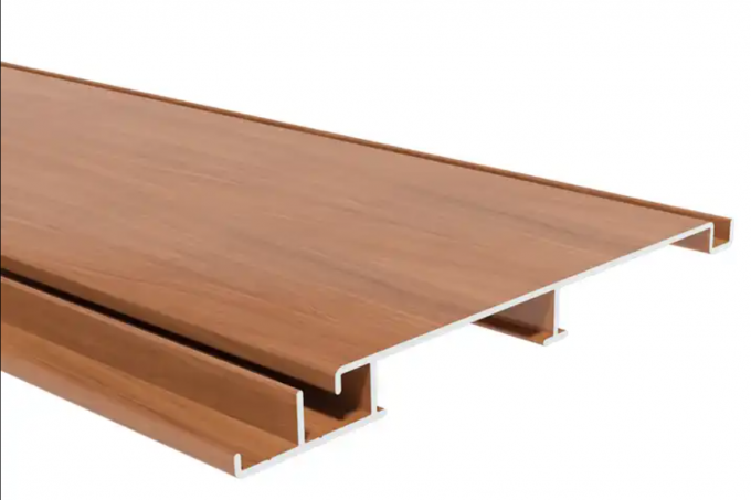 Easy Installing Wood Effect Aluminium Cladding For Wall And Ceiling ...