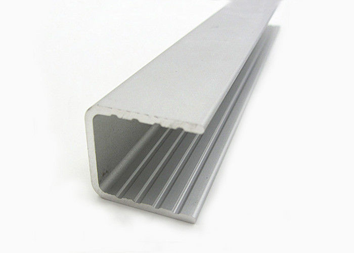 U Type Powder Coating Aluminium Channel Profiles For Building Curtain ...