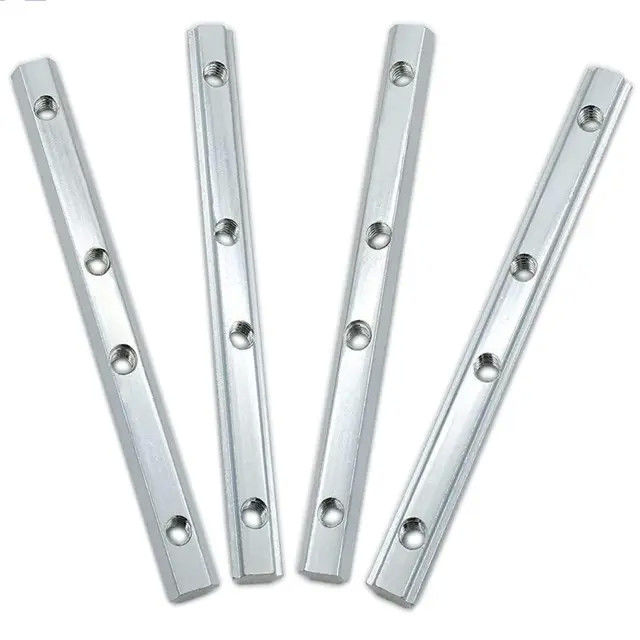 T Slot Aluminum Extrusion Profile Straight Line Inside Connector Joint ...