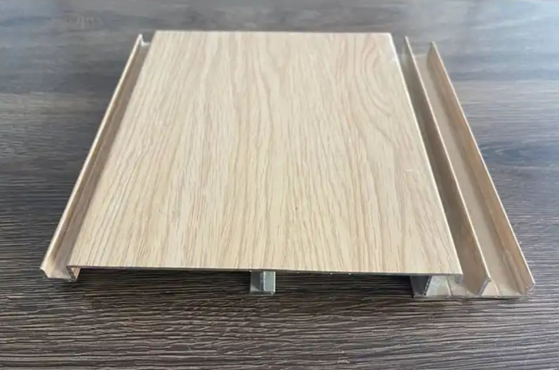 Easy Installing wood grain aluminum cladding for wall and ceiling ...