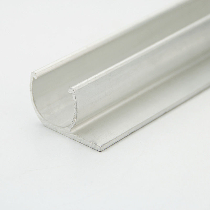 Affordable Custom Aluminum Extrusion Fabrication Tube / Pipe In Silver ...