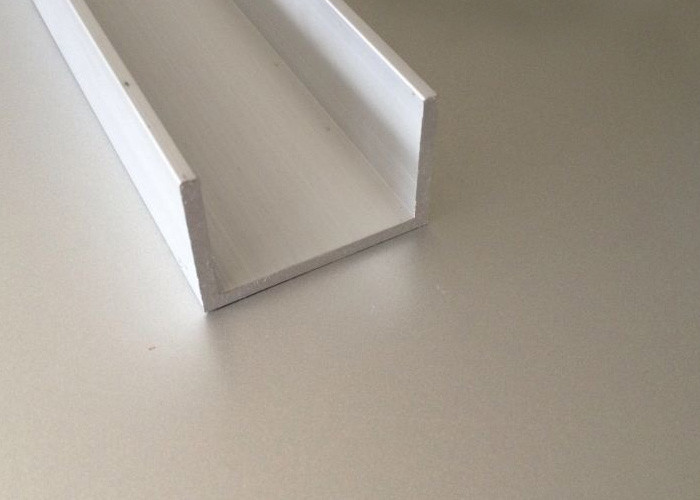 6061 T6 Extruded Aluminum Window Channel 5 - 20 um Anodized Film Thickness