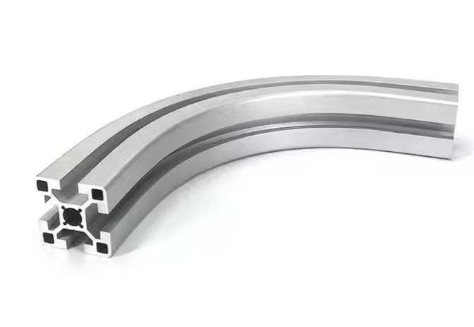 6000 6063 Bent Bended Aluminum Profile T Slot Aluminum Bending Profile