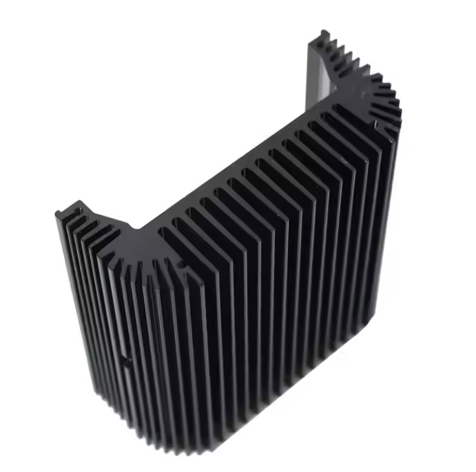 Industrial Aluminum Profile Shaped Heatsink Cnc Precision Machining ...